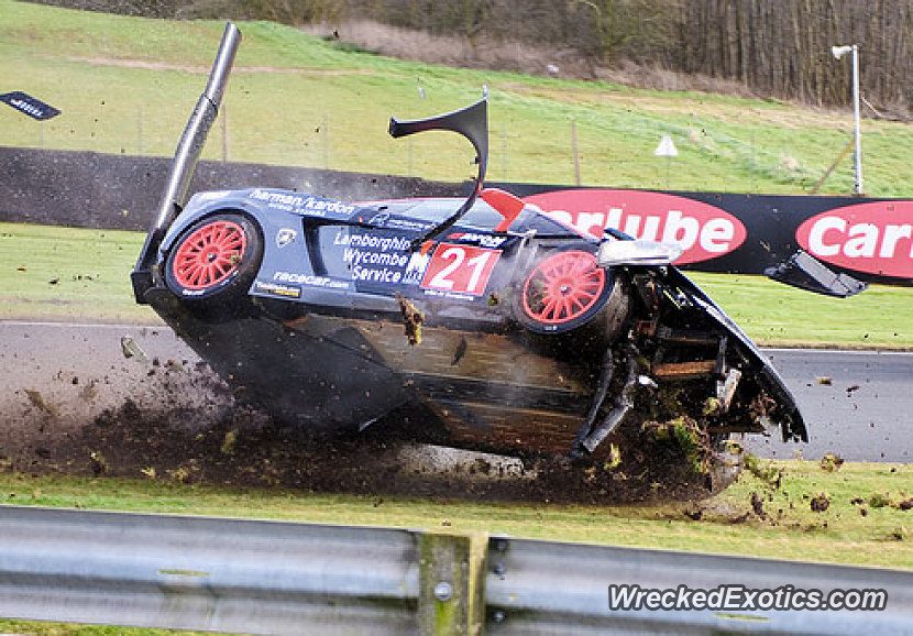 Awesome Picture Capturing The Actual Crash at The British GT ...