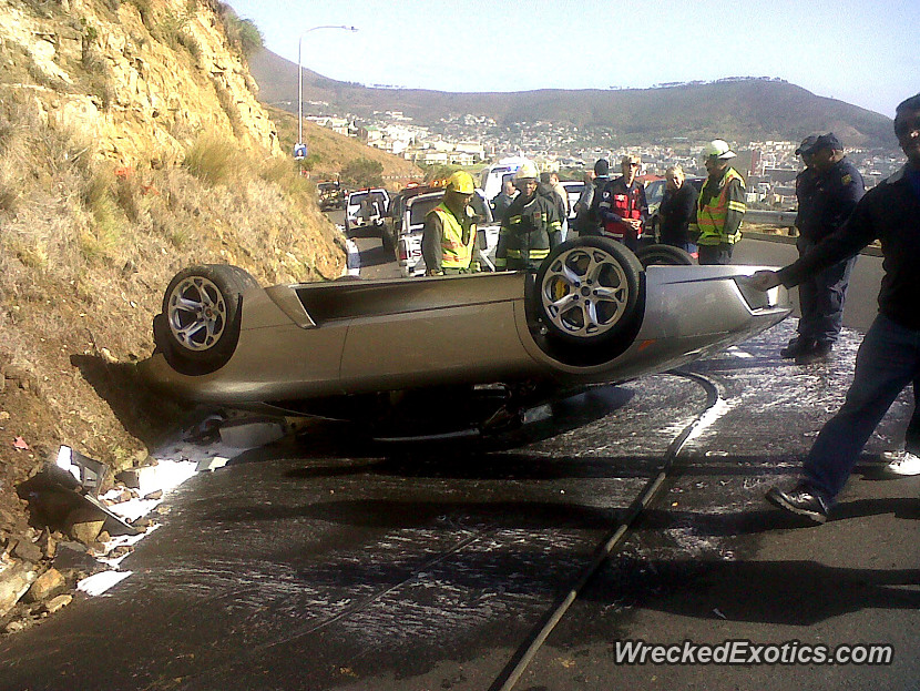 Driver Took a Turn Too Fast, Lost Control And Flipped Over...