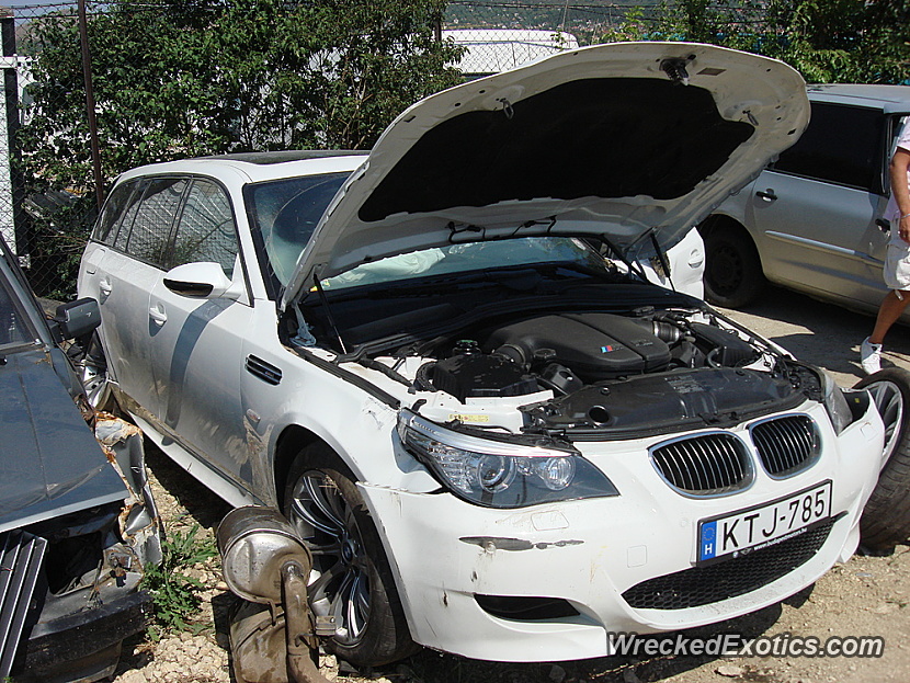 Bmw M5 Touring Wrecked in Hungary