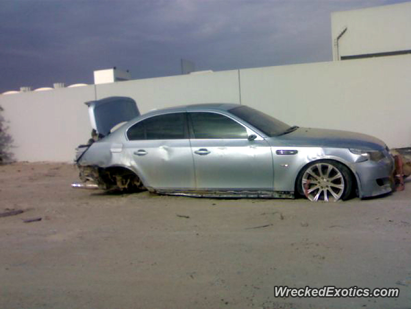 2008 Bmw M5 Wrecked in Dubai, United Arab Emirates