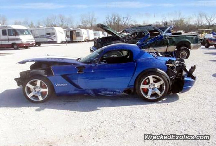 Car Couldn't Stop in Time, Rear-Ended The Viper, Causing it to Crash ...