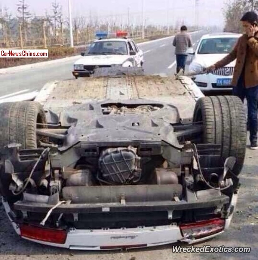 This Gallardo Suffered The Worst Type of Accident For a Convertible - a ...