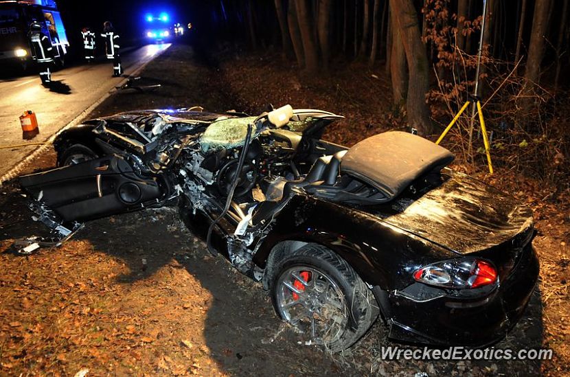 Dodge Viper Srt-10 Wrecked in Germany