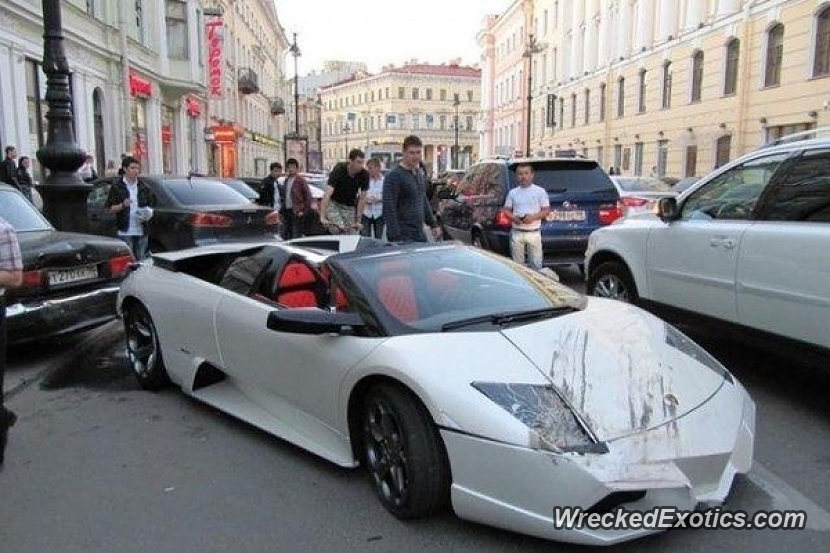 Driver Accelerated Too Fast Around a Corner, Lost Control And Crashed ...