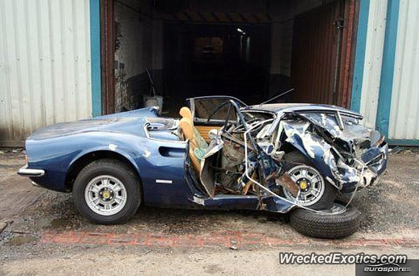 This Ferrari Had Been Completely Restored When The Driver Had a Bad ...