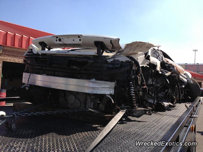 Track Day at Auto Club Speedway. Driver of Mclaren Was Trying to Pass a ...