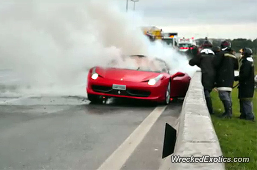 Engine Caught Fire While Travelling on The Highway. This is The First ...