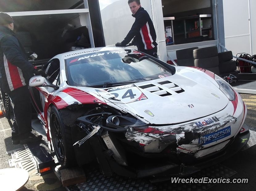 During The Fia Gt3 Race at Oulton Park This Mclaren Crashed. Nobody Was ...