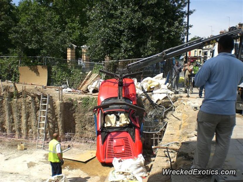 Ferrari F355 Wrecked in London